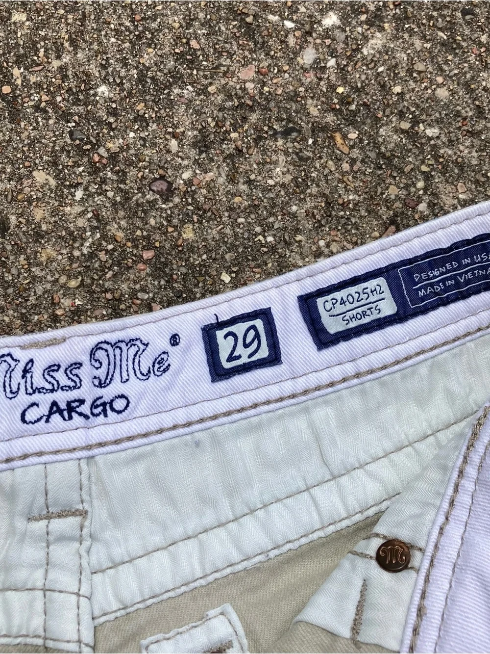 Miss Me | Shorts | Miss Me Cargo Womens 29 Shorts Floral Khaki Blue ...